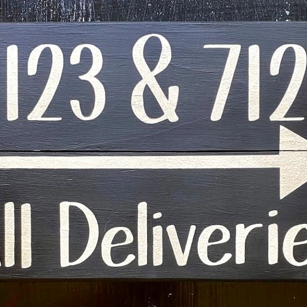 Address Sign Post - Etsy