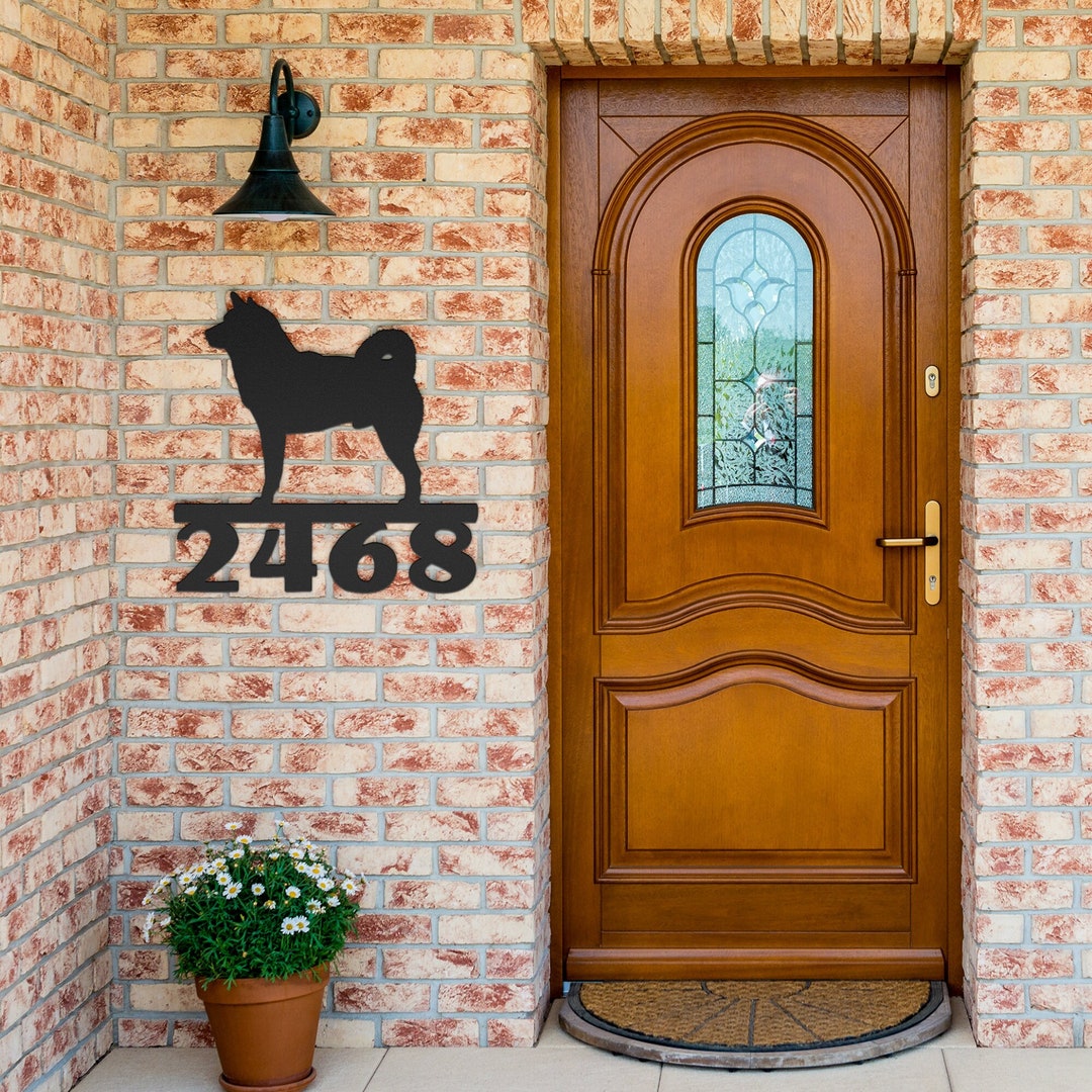 Chow Chow Custom Metal Address Sign Hanging Address Sign - Etsy