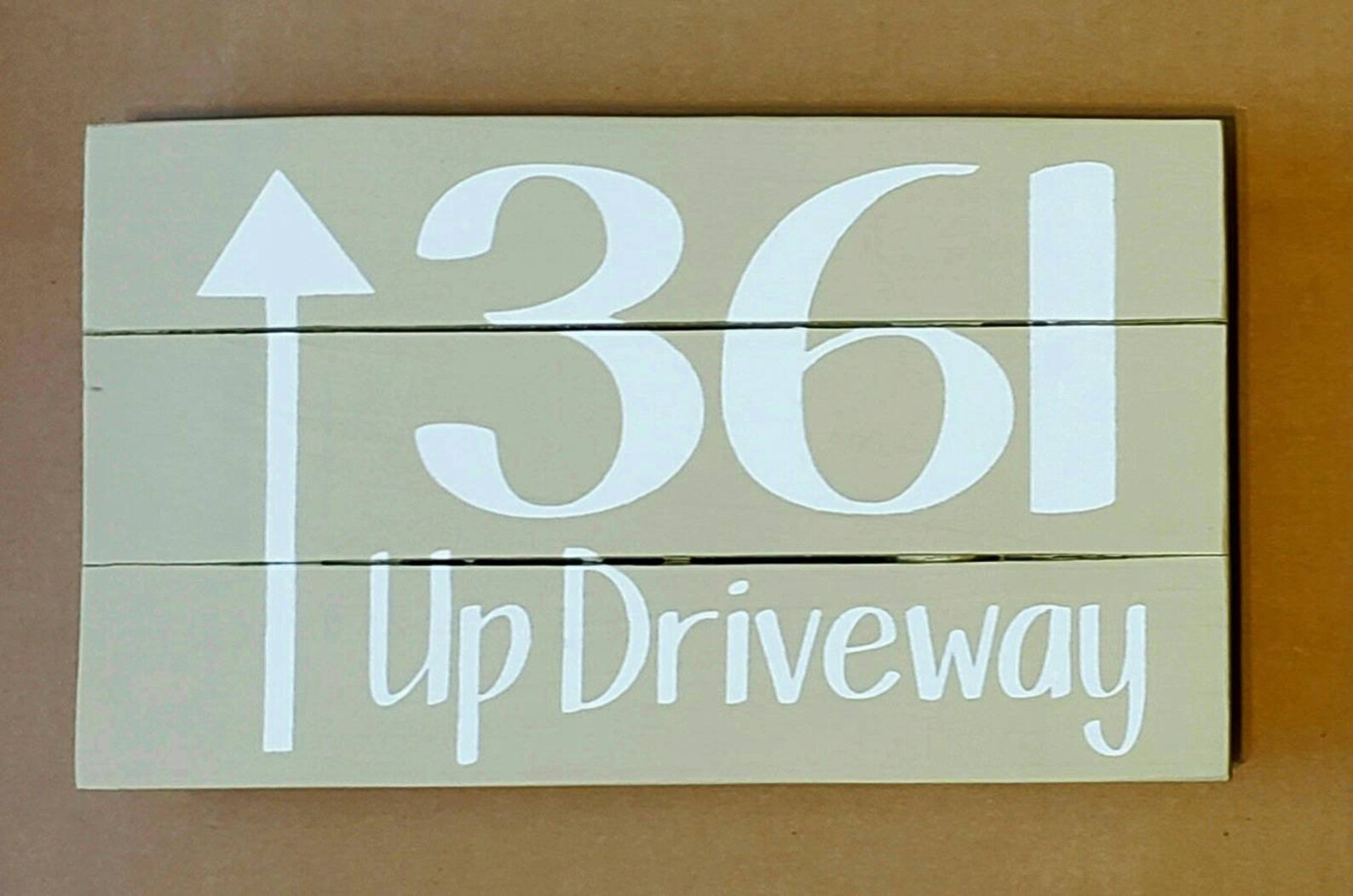 Hanging Address Sign Street Number Sign With Arrow Custom | Etsy