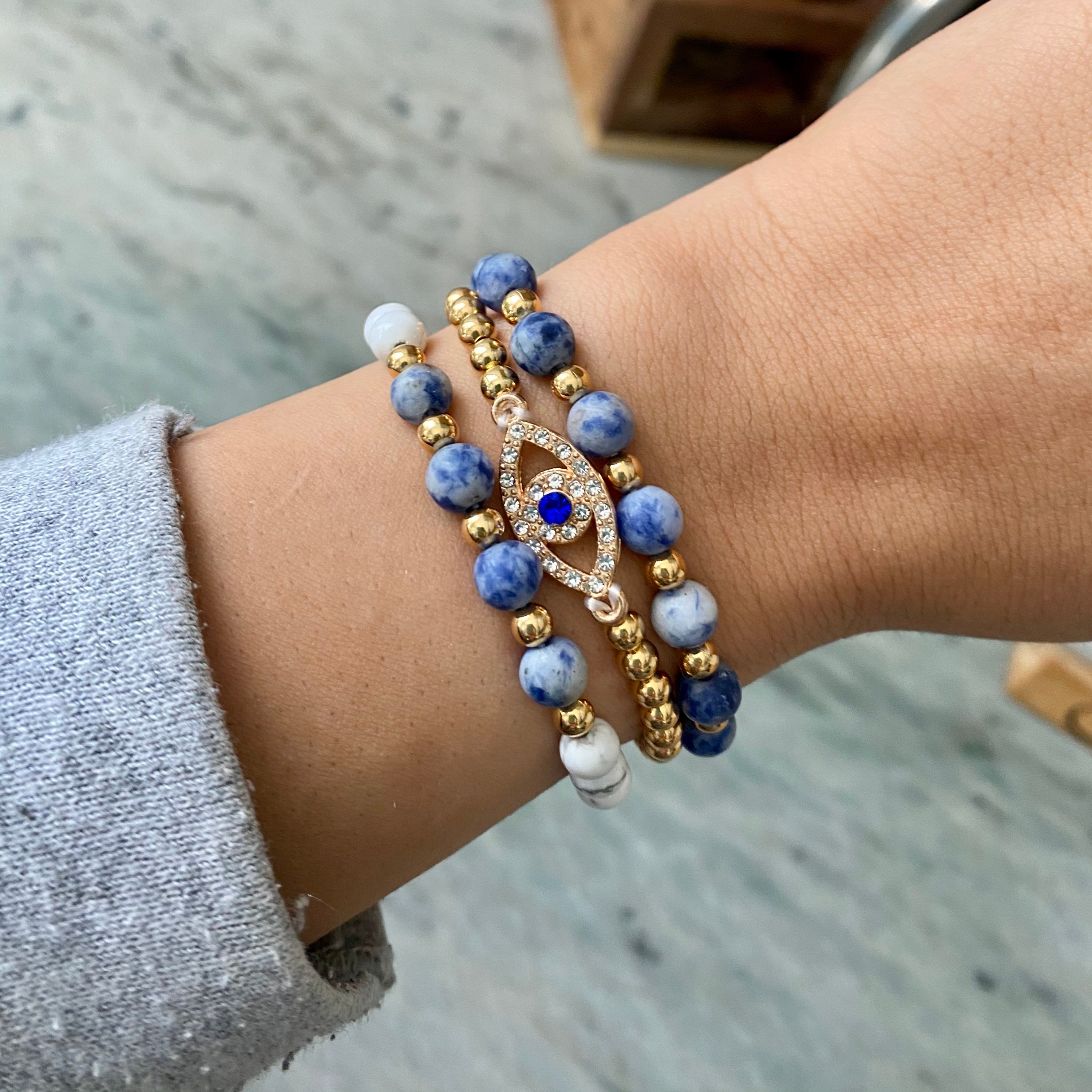 Evil Eye Charm Bracelet Gold Plated Bracelet Evil Eye Etsy evil-eye-charm-bracelet-gold-plated-bracelet-evil-eye-etsy