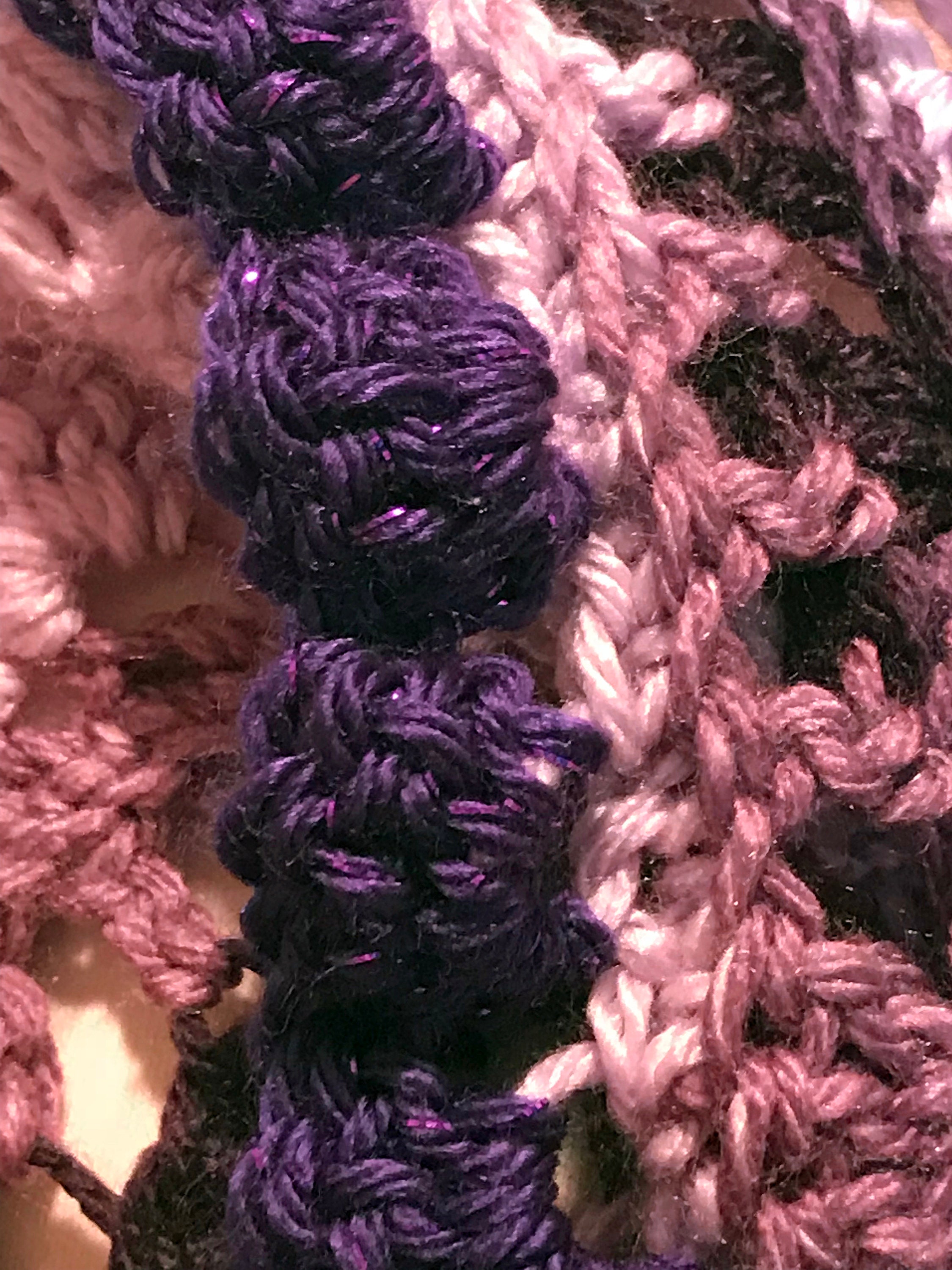 Shades of Purple Shawl - Etsy