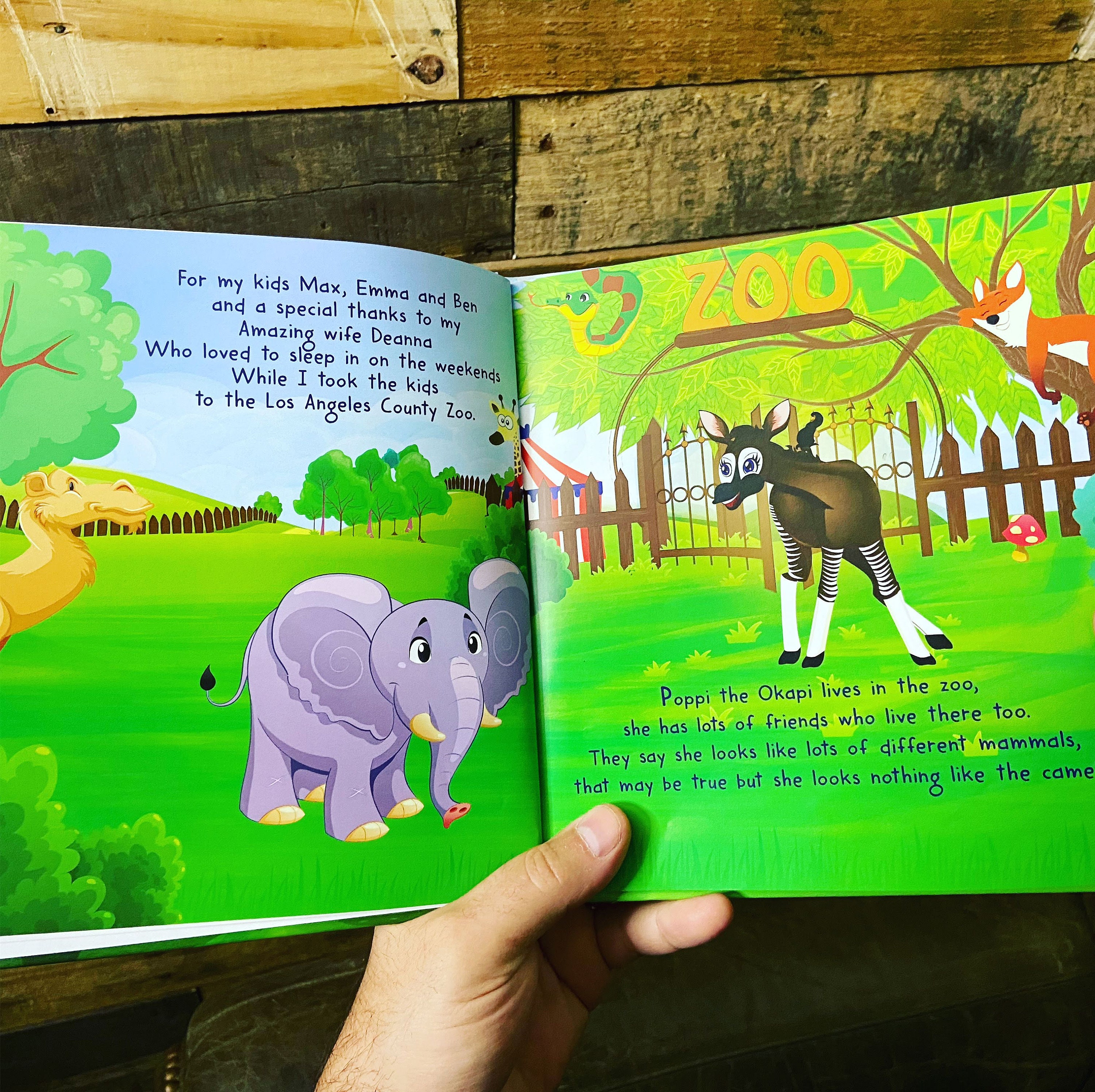 Poppi the Okapi Hardcover Children's Book, Okapi Sticker and Free Digital Download Coloring Book ...