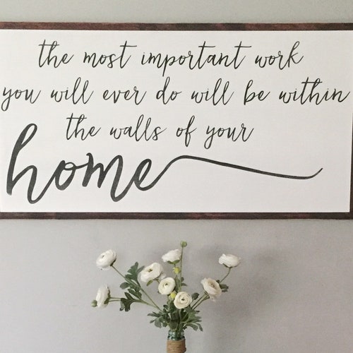 The Most Important Work the Most Important Work You Will Ever | Etsy