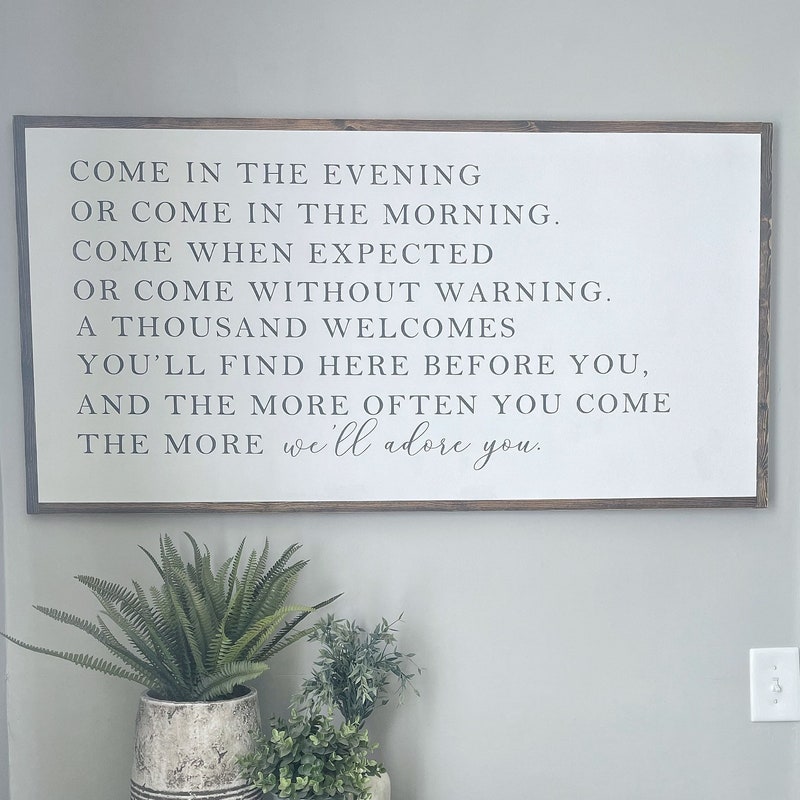 Entryway Sign - Etsy