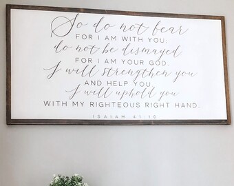 Do Not Fear Wall Art | Etsy