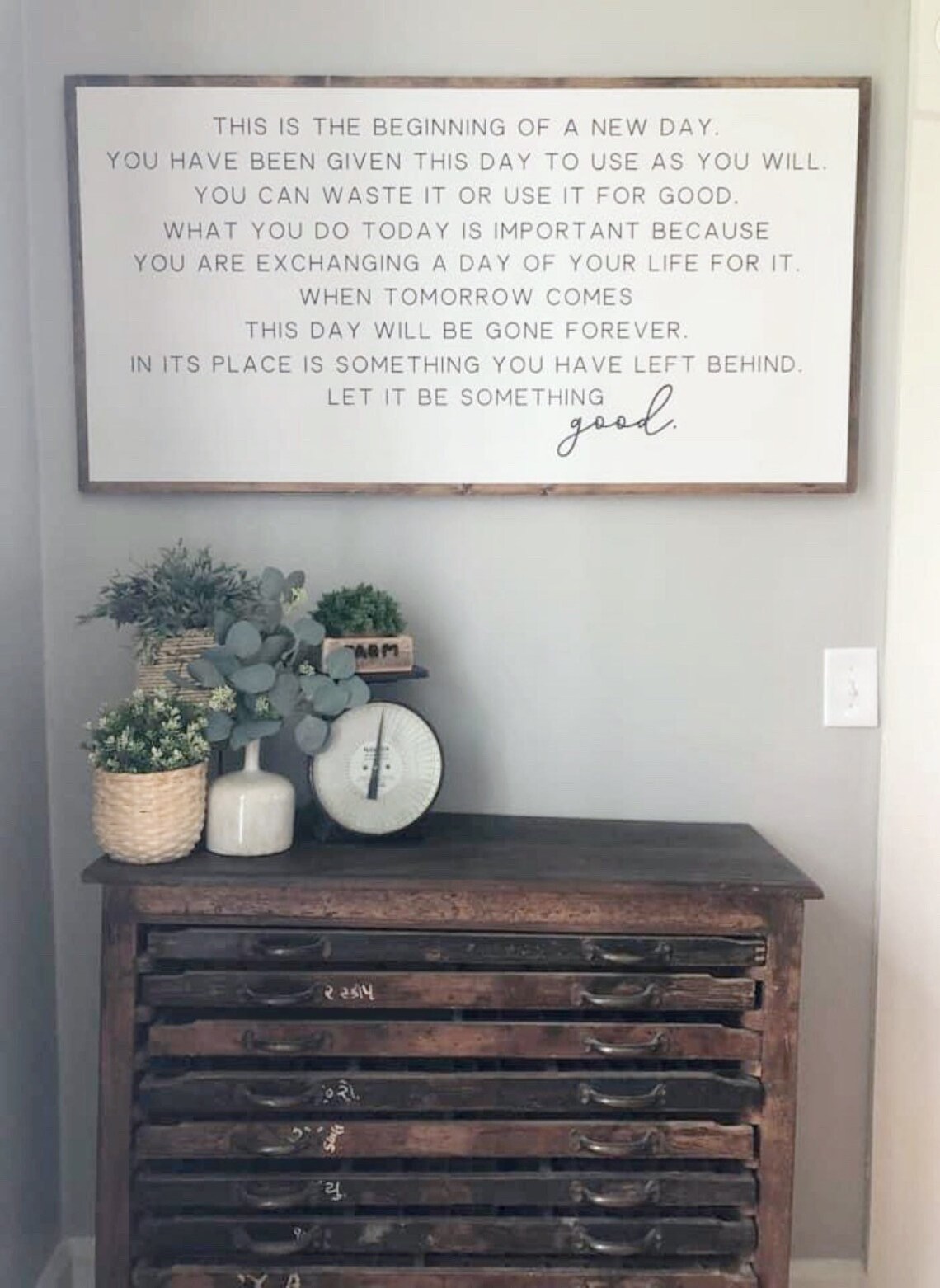 This is the Beginning of a New Day Sign- Today is a New Day- This is ...