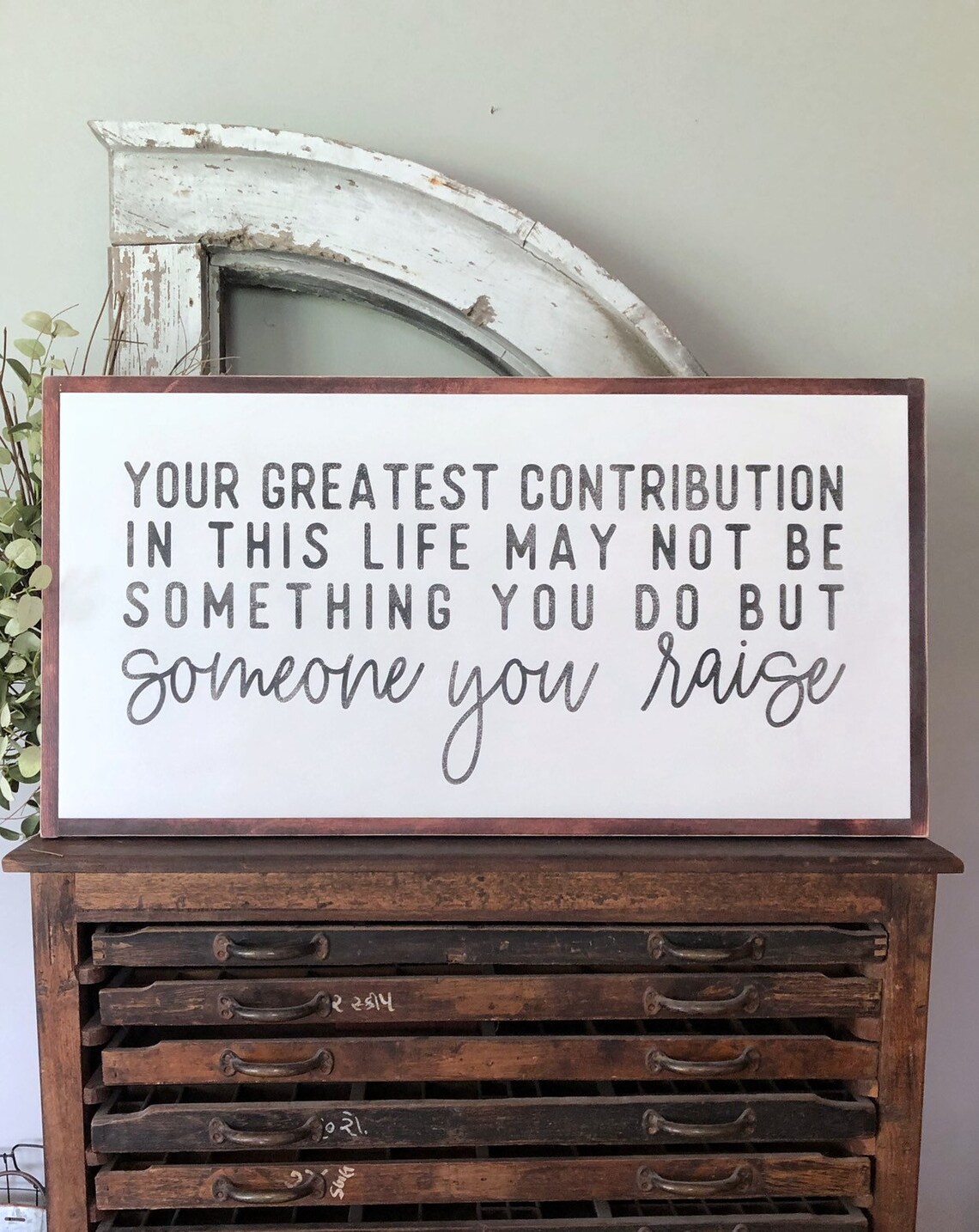 Your Greatest Contribution Greatest Contribution Sign - Etsy