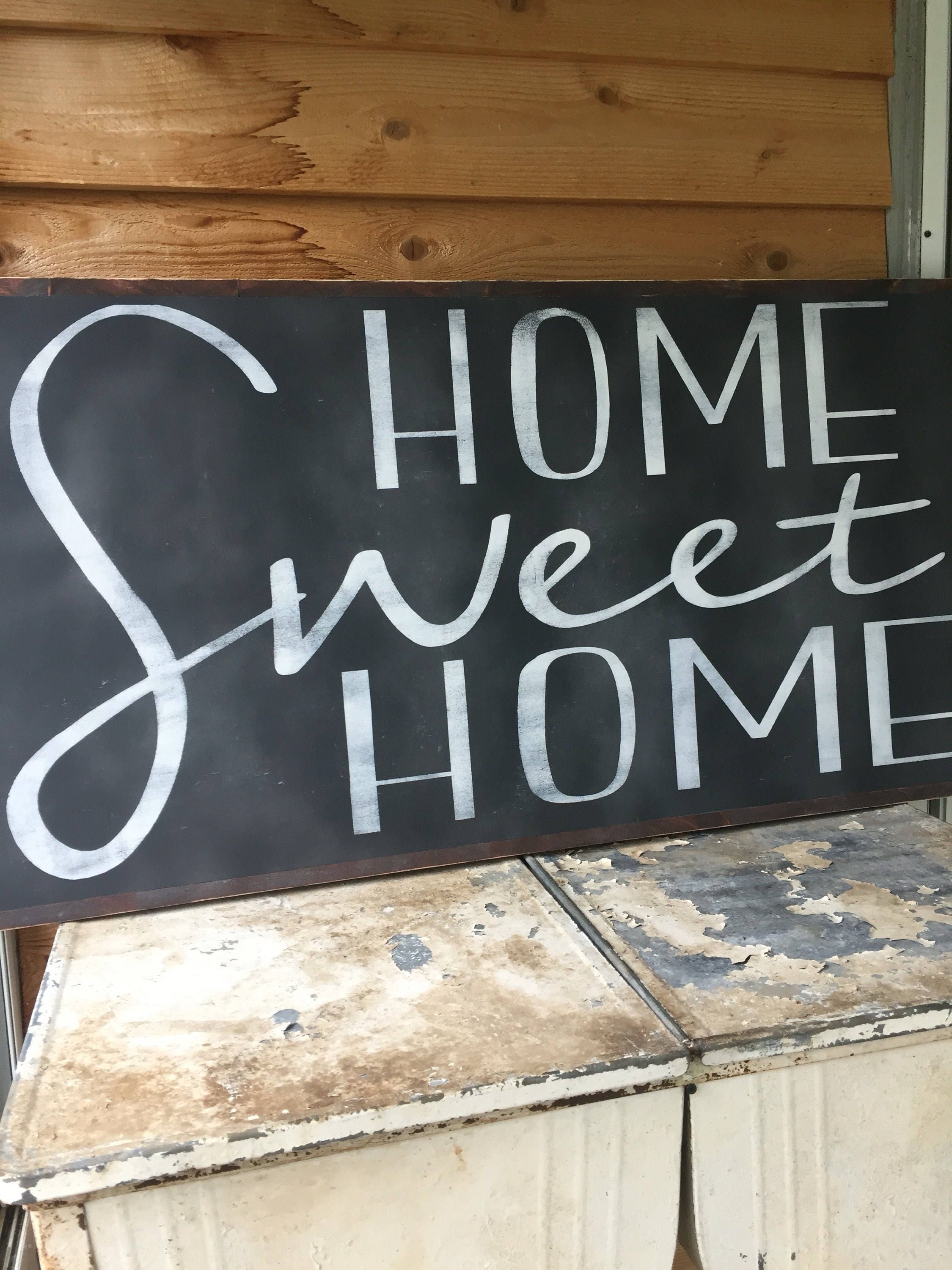 Home Sweet Home Home Wood Sign Large Wood Sign-extra Large | Etsy