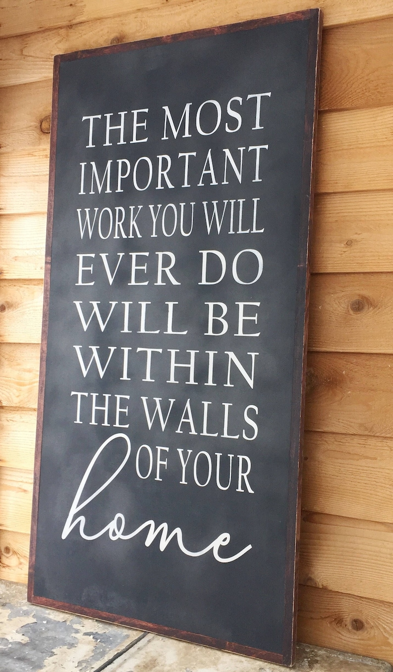 The Most Important Work the Most Important Work You Will Ever - Etsy