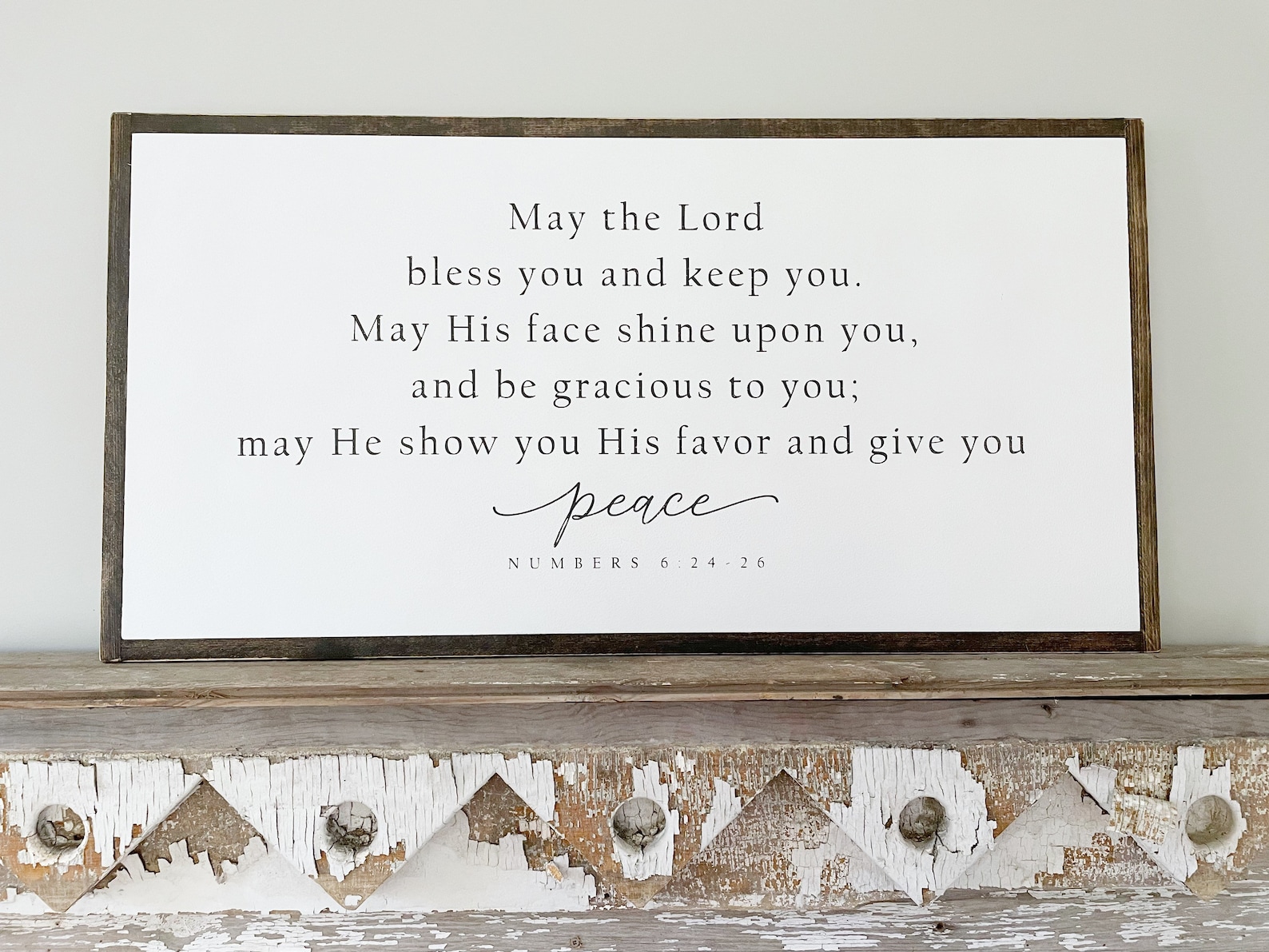 May the Lord Bless You and Keep You- Bible Verse Wall Art- Numbers ...
