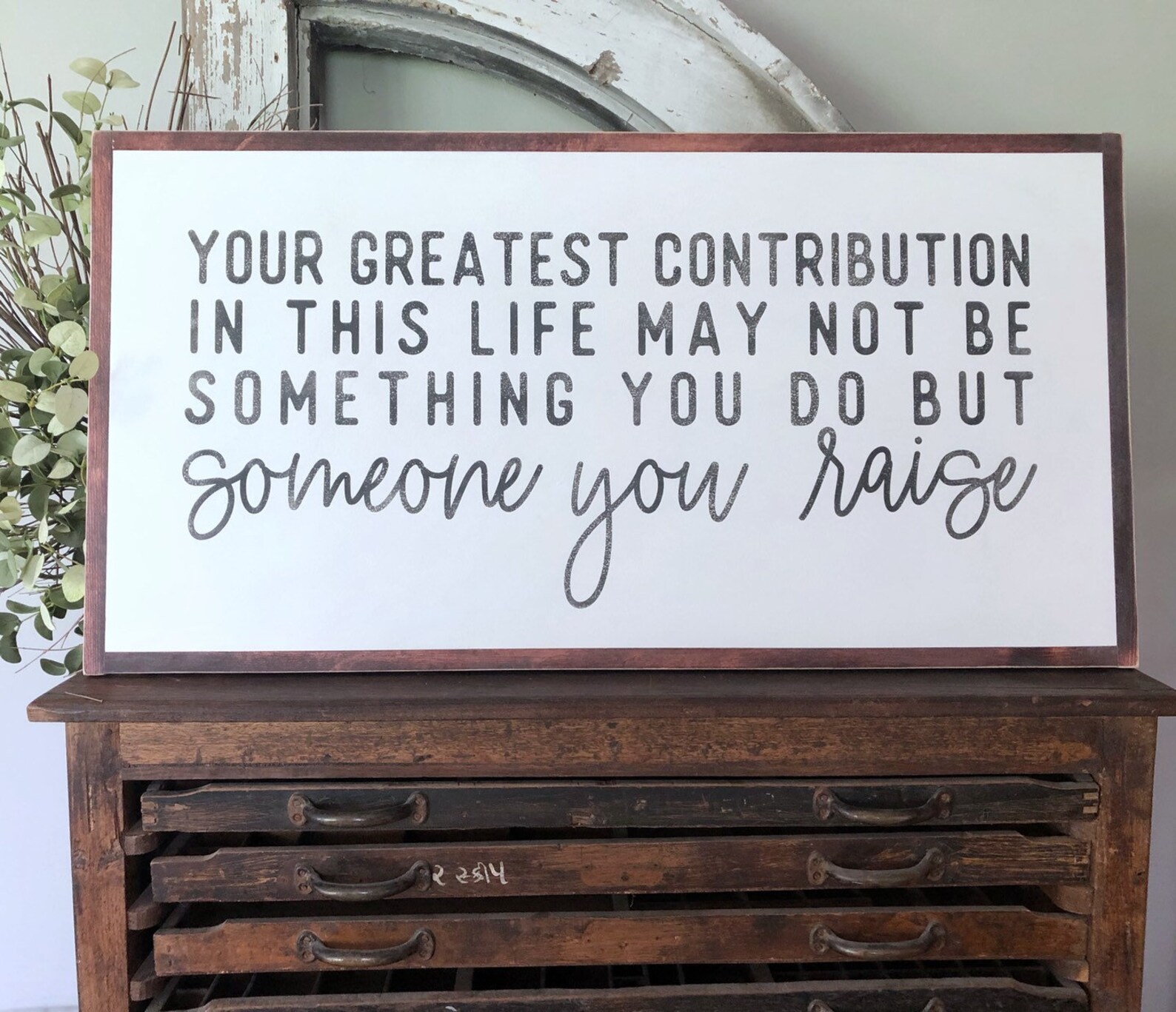 Your Greatest Contribution Greatest Contribution Sign | Etsy