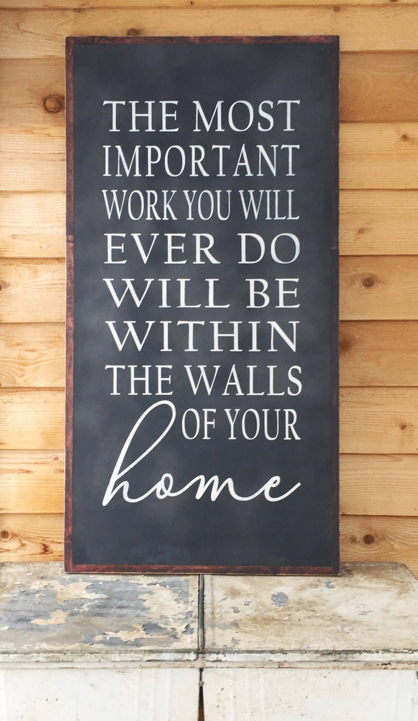 The Most Important Work the Most Important Work You Will Ever - Etsy