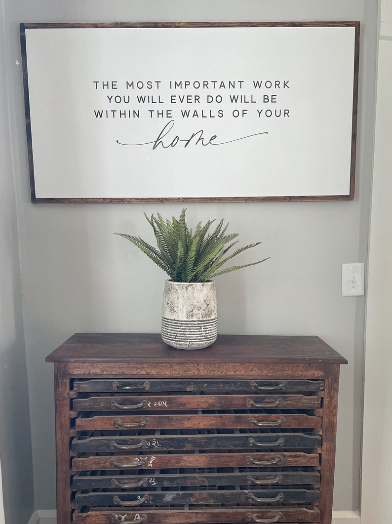 The Most Important Work the Most Important Work You Will Ever - Etsy