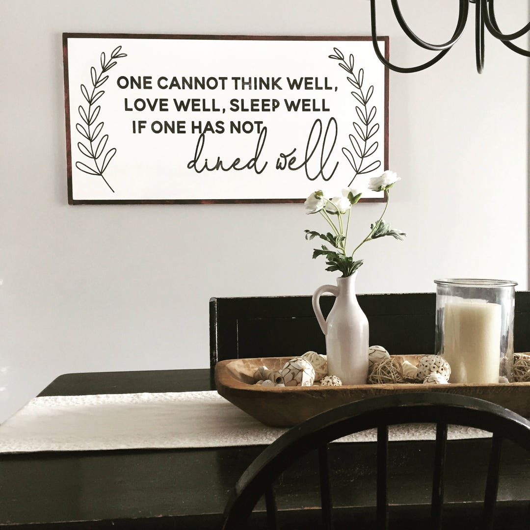 One Cannot Think Well- One Cannot Think Well, Love Well, Sleep Well If ...