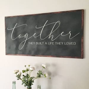And so Together They Built a Life They Loved- Valentines Day Gifts ...