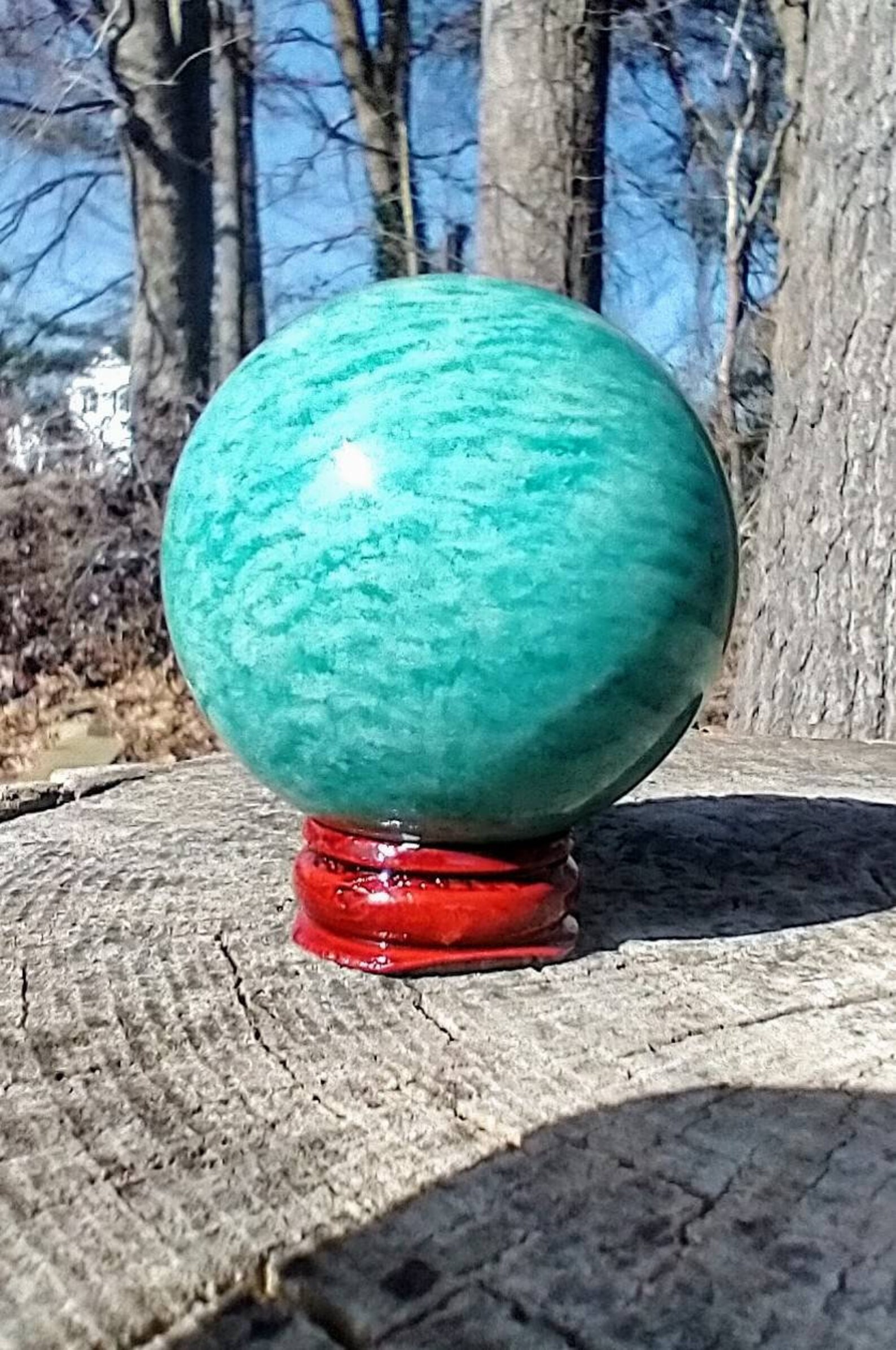 Amazonite Sphere amazonite crystal crystal ball | Etsy
