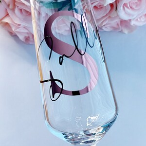 Personalised Glass/champagne Glass/prosecco Glass/birthday Glass/18th ...