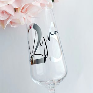 Personalised Glass/champagne Glass/prosecco Glass/birthday Glass/18th ...