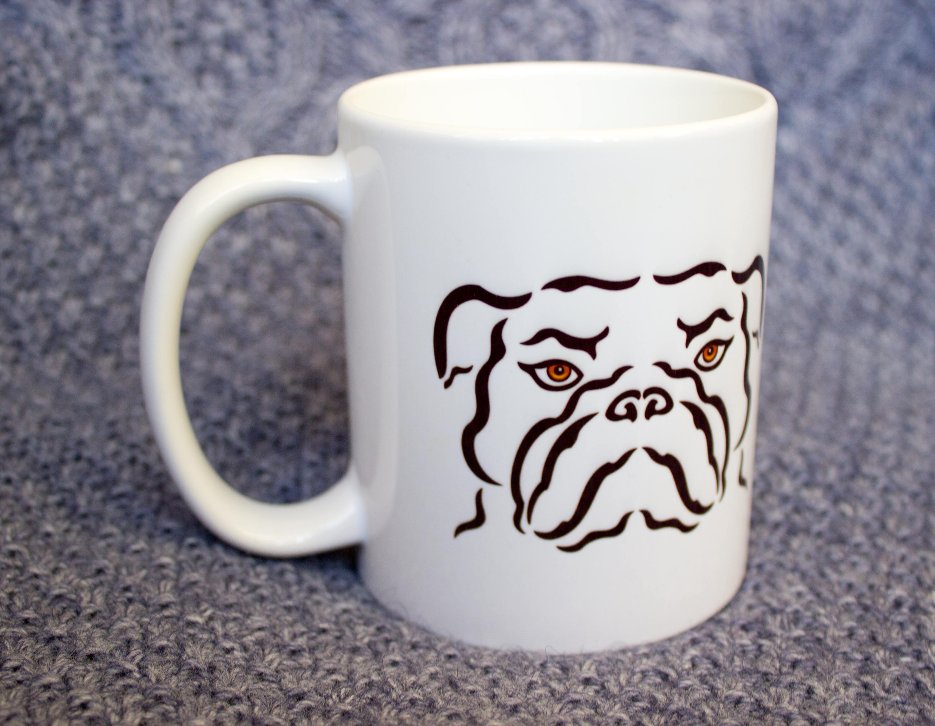 Bulldog Mug, Ceramic Cup, Dog Mug, Personalized Cup, Dog Mom, Dog Dad ...