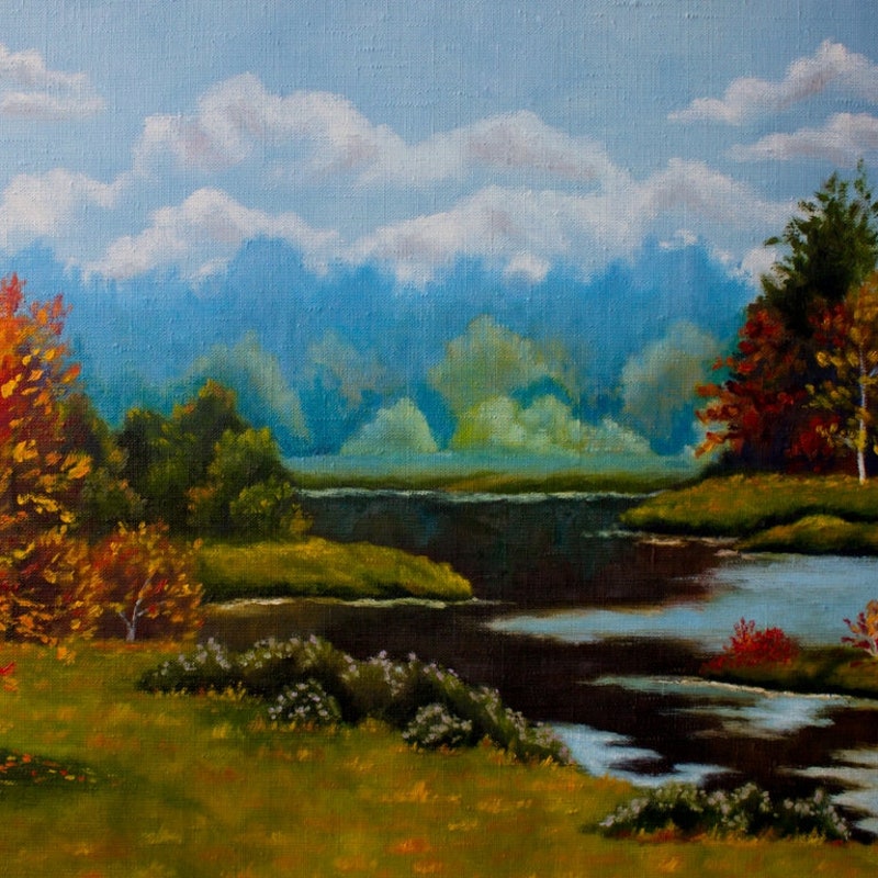 Landscape Oil - Etsy