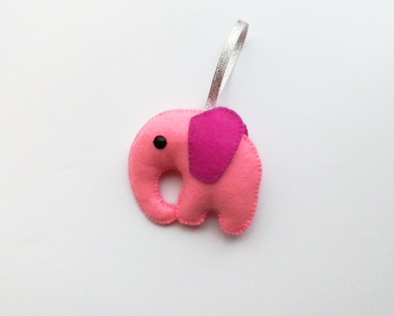 Felt Elephant Toy Two Felt Elephants Handmade Elephant | Etsy