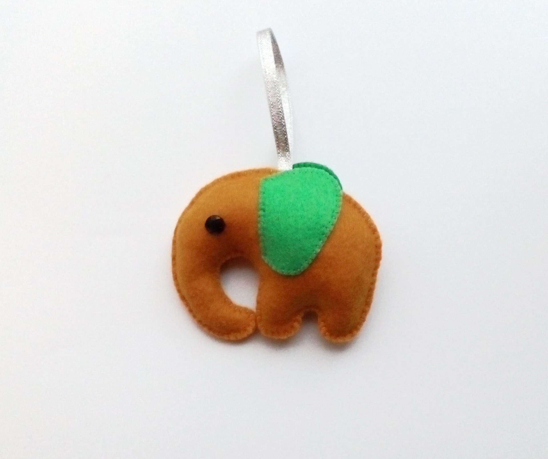 Felt Elephant Toy Two Felt Elephants Handmade Elephant - Etsy