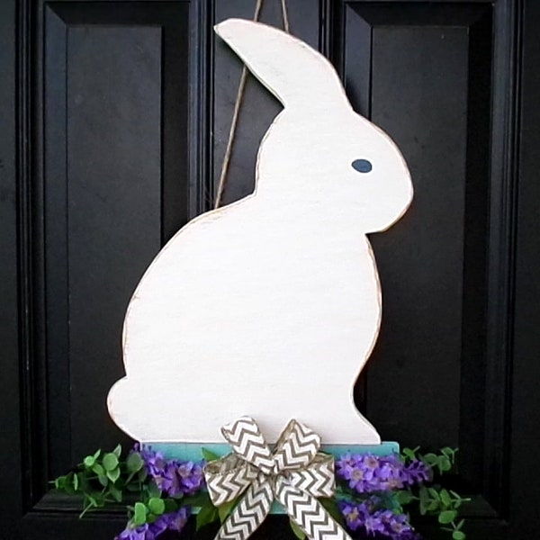 Rabbit Door Hanger - Etsy