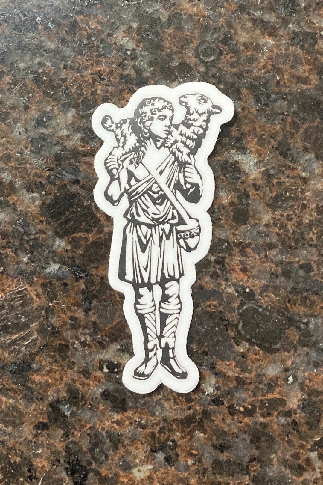 The Good Shepherd- Vinyl Sticker- Decal for Macbook, Laptop Sticker ...