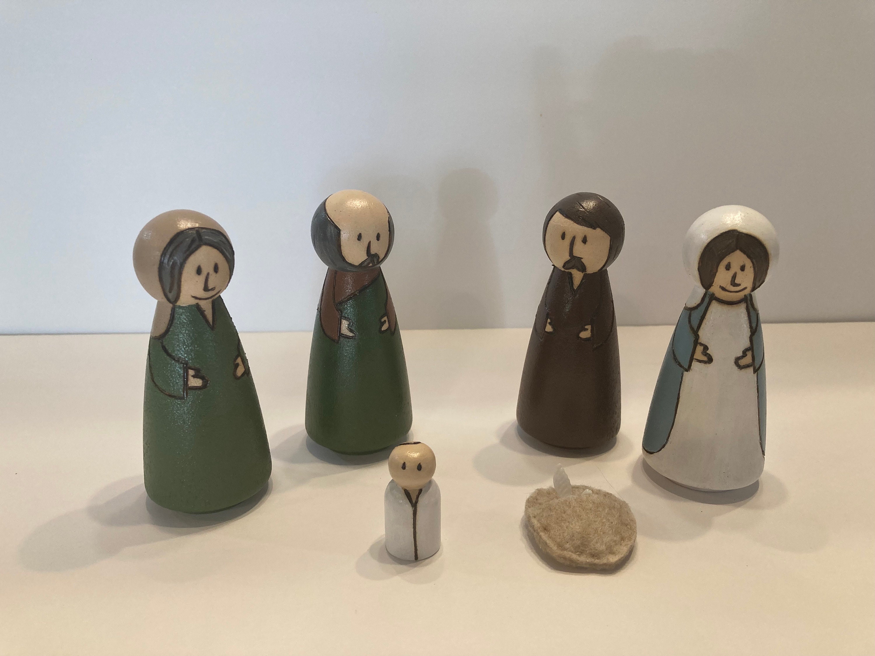 Complete Level 1 Catechesis of the Good Shepherd Peg Dolls- Finished - Etsy
