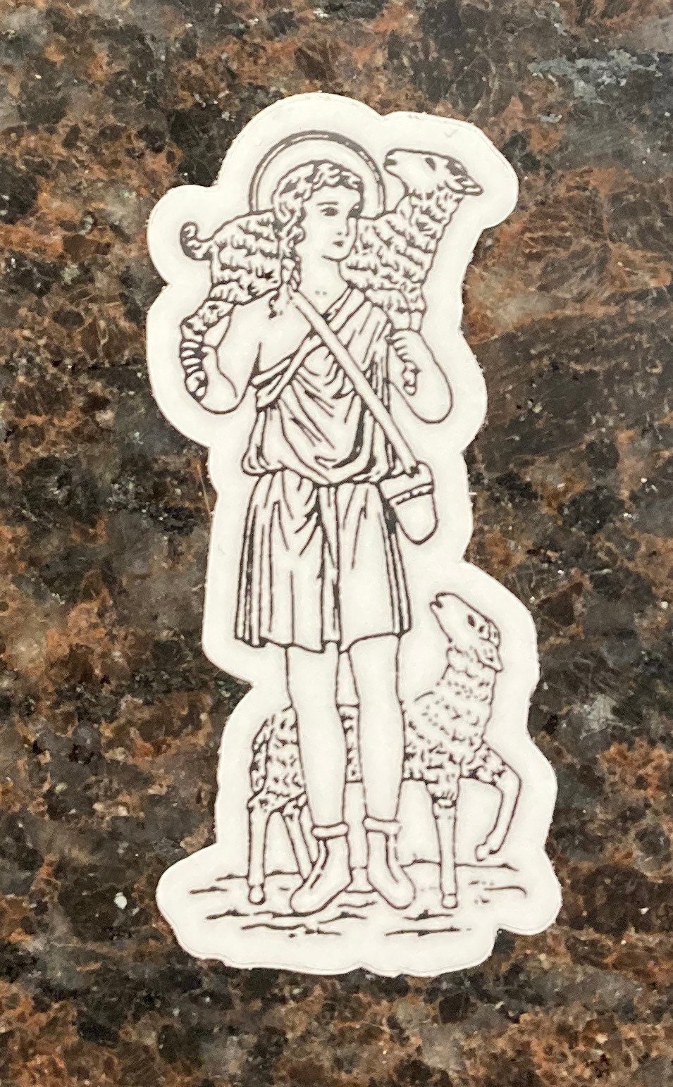 The Good Shepherd Vinyl Sticker Decal for Macbook Laptop | Etsy