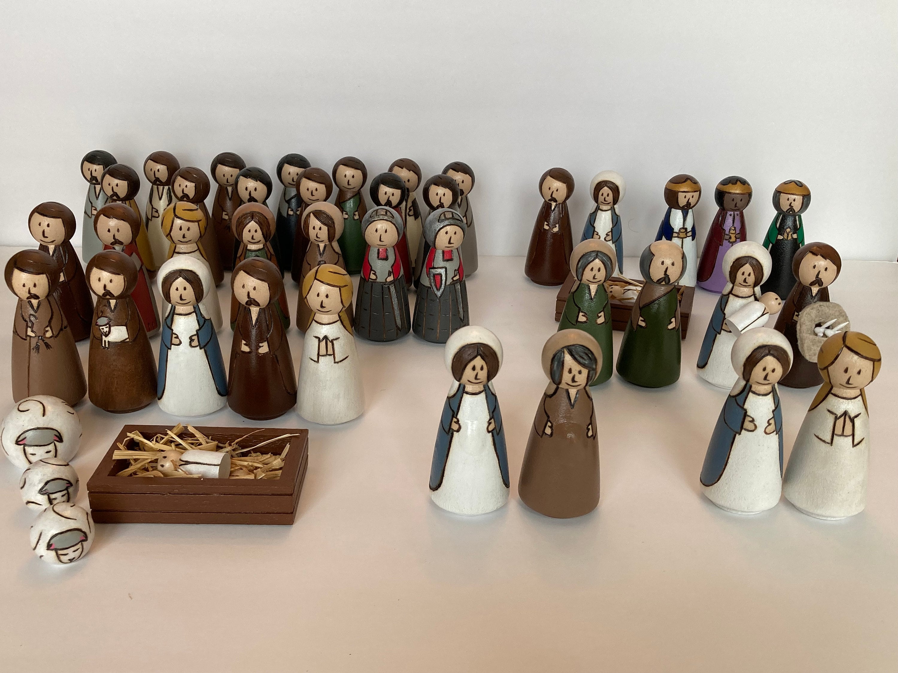 Complete Level 1 Catechesis of the Good Shepherd Peg Dolls Finished - Etsy