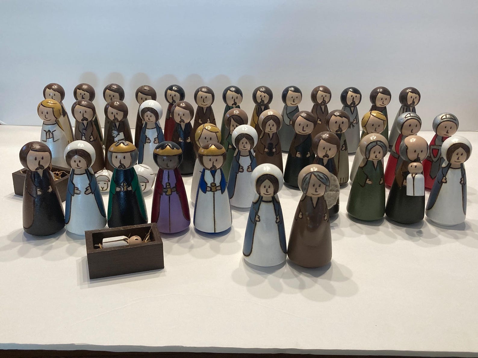 Complete Level 1 Catechesis of the Good Shepherd Peg Dolls- Finished - Etsy