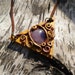 Athena Amethyst Pendant Necklace Purple Pagan Jewelry Magic - Etsy
