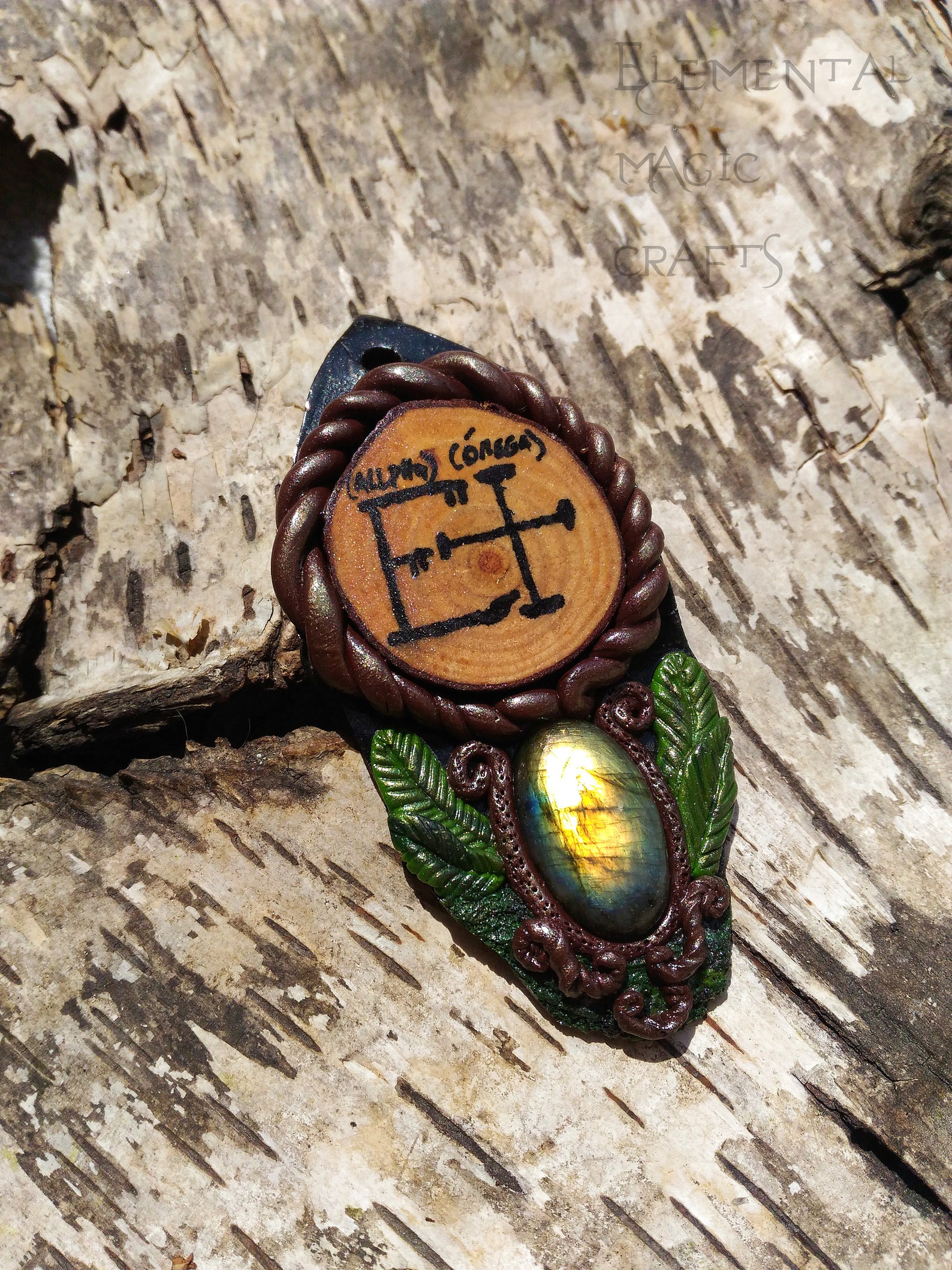 Lukkustafir Icelandic Magical Stave Luck Stave Pendant - Etsy