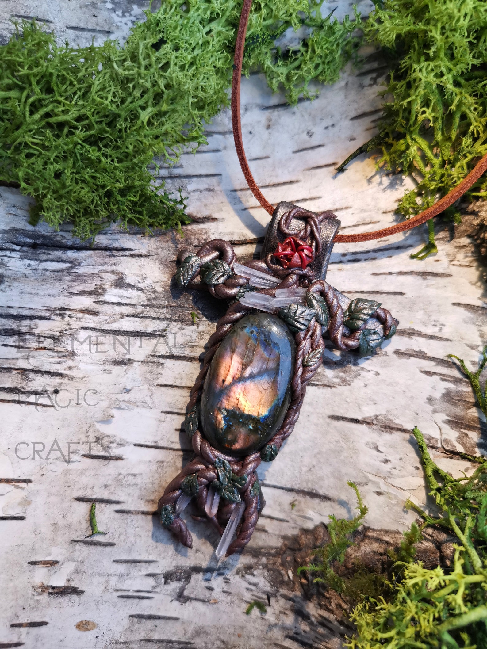 Jörð Pendant Norse Mythology Unisex Necklace Rare Labradorite - Etsy