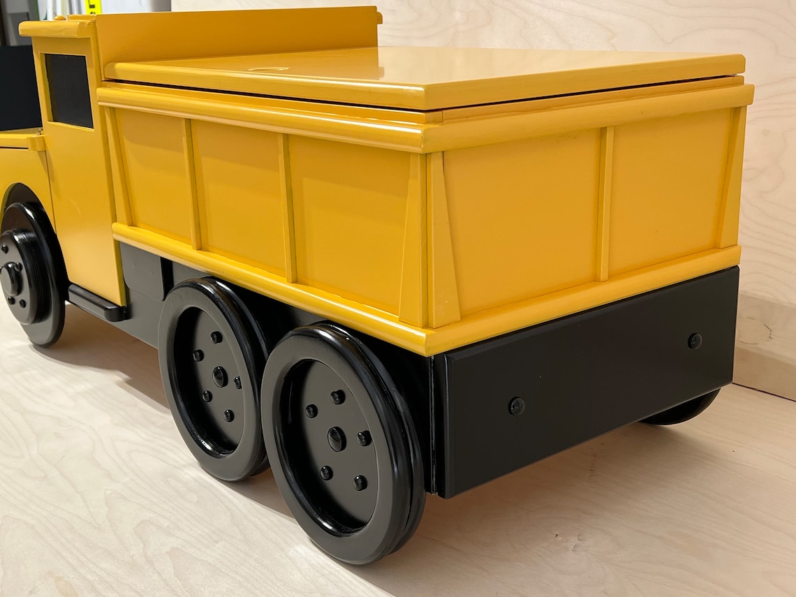 Personalized Toy Box for Boys Toy Box Truck Toy Storage Chest Gift for ...