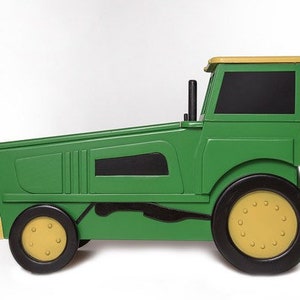 Toy Box for Boys Tractor Toy Box Chest Toy Storage Farm Toddler Toy Box ...