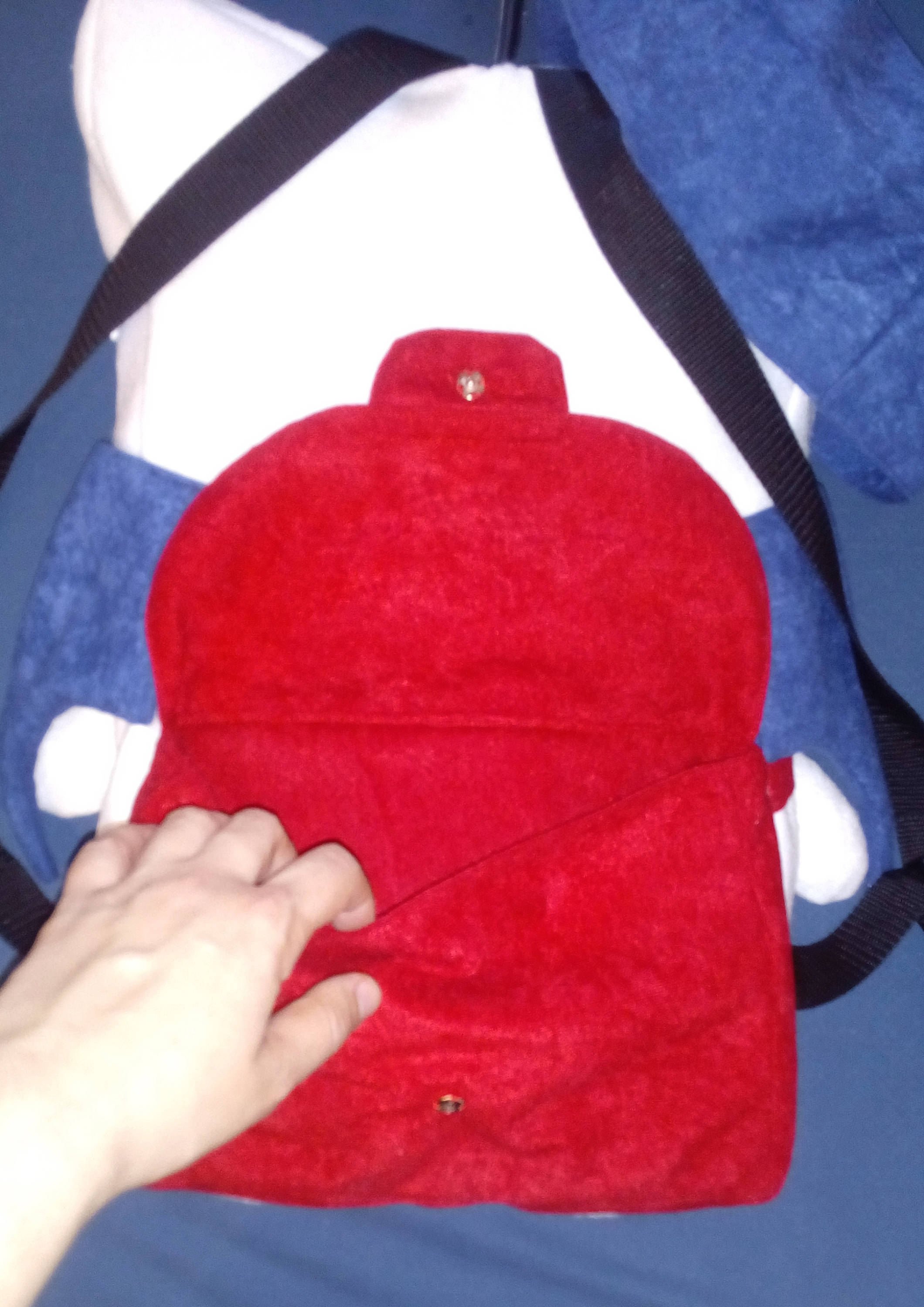 Cute White Mail Moogle Plush Backpack final Fantasy/kingdom | Etsy