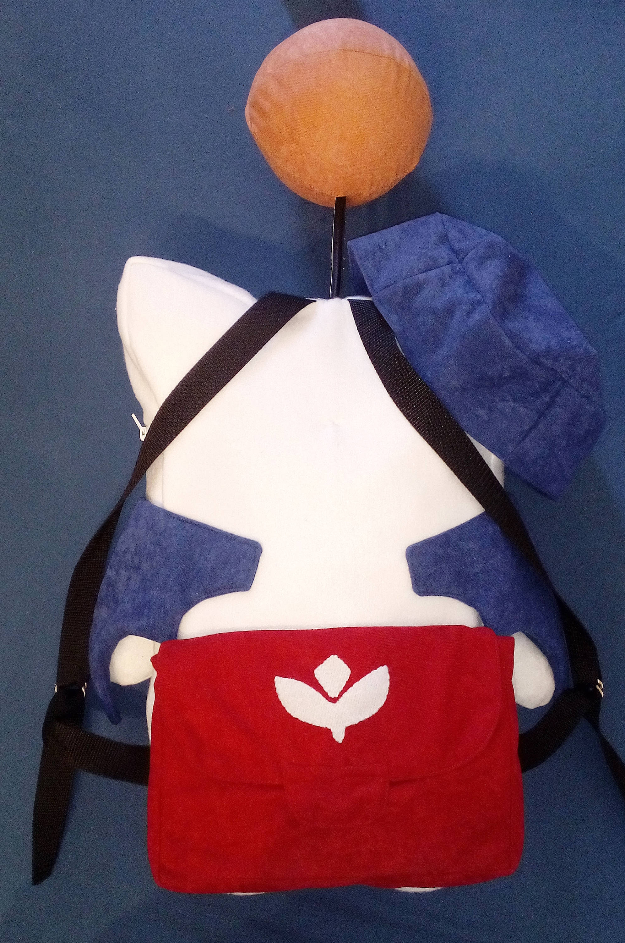 Cute White Mail Moogle Plush Backpack final Fantasy/kingdom | Etsy