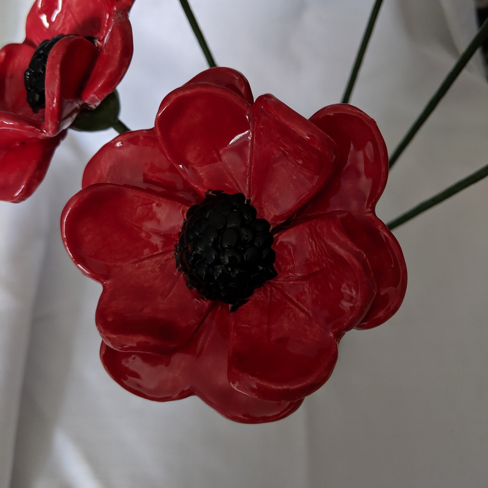 Ceramic Poppies - Etsy UK