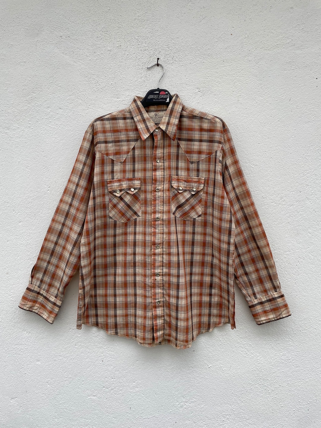 Vintage 70s /80s DC Dee Cee Brand Western Plaid Shirt Made in Usa - Etsy