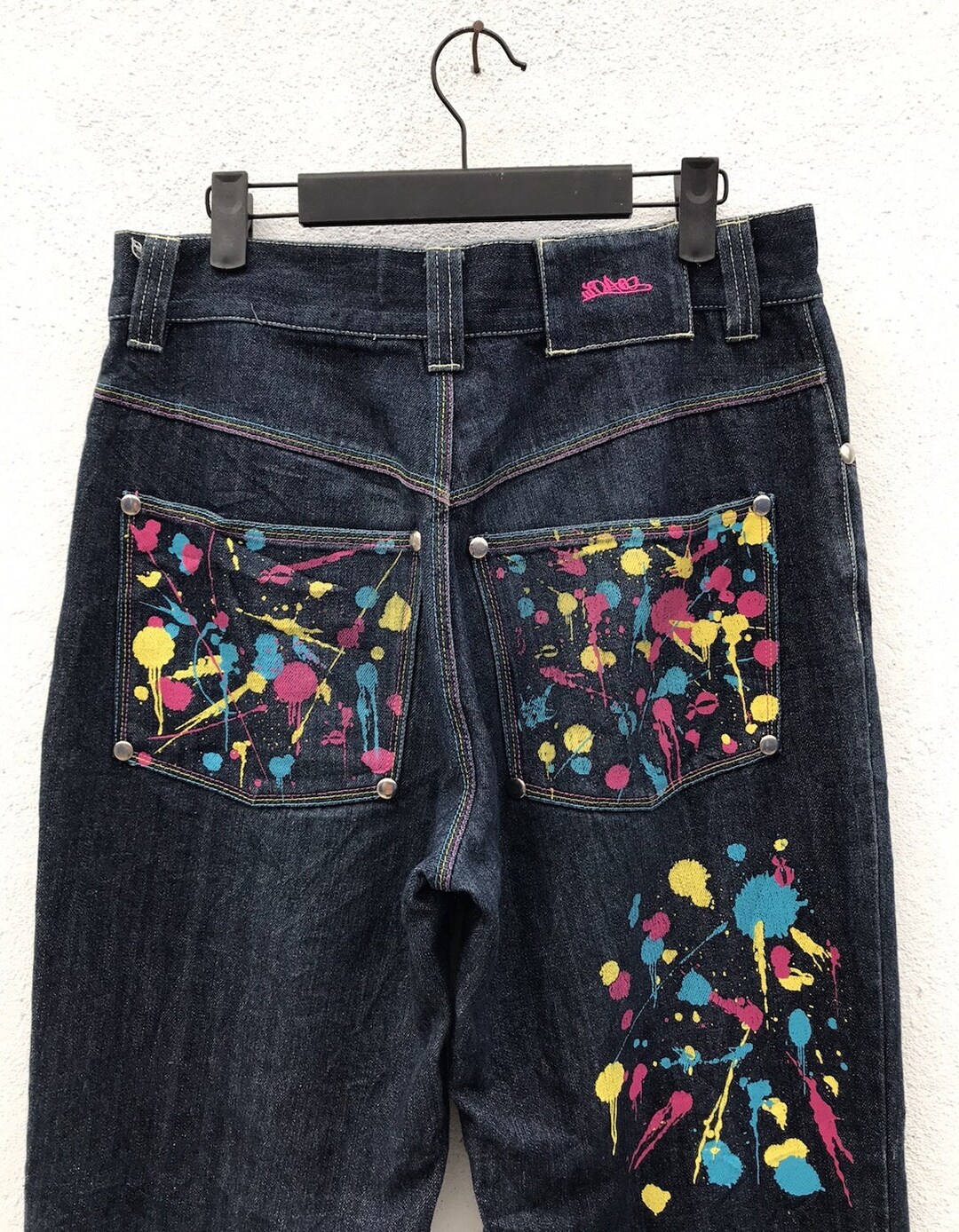 Octopus Army Wide Loose Baggy Jeans / Baggy Jeans Hip Hop Jeans Art ...