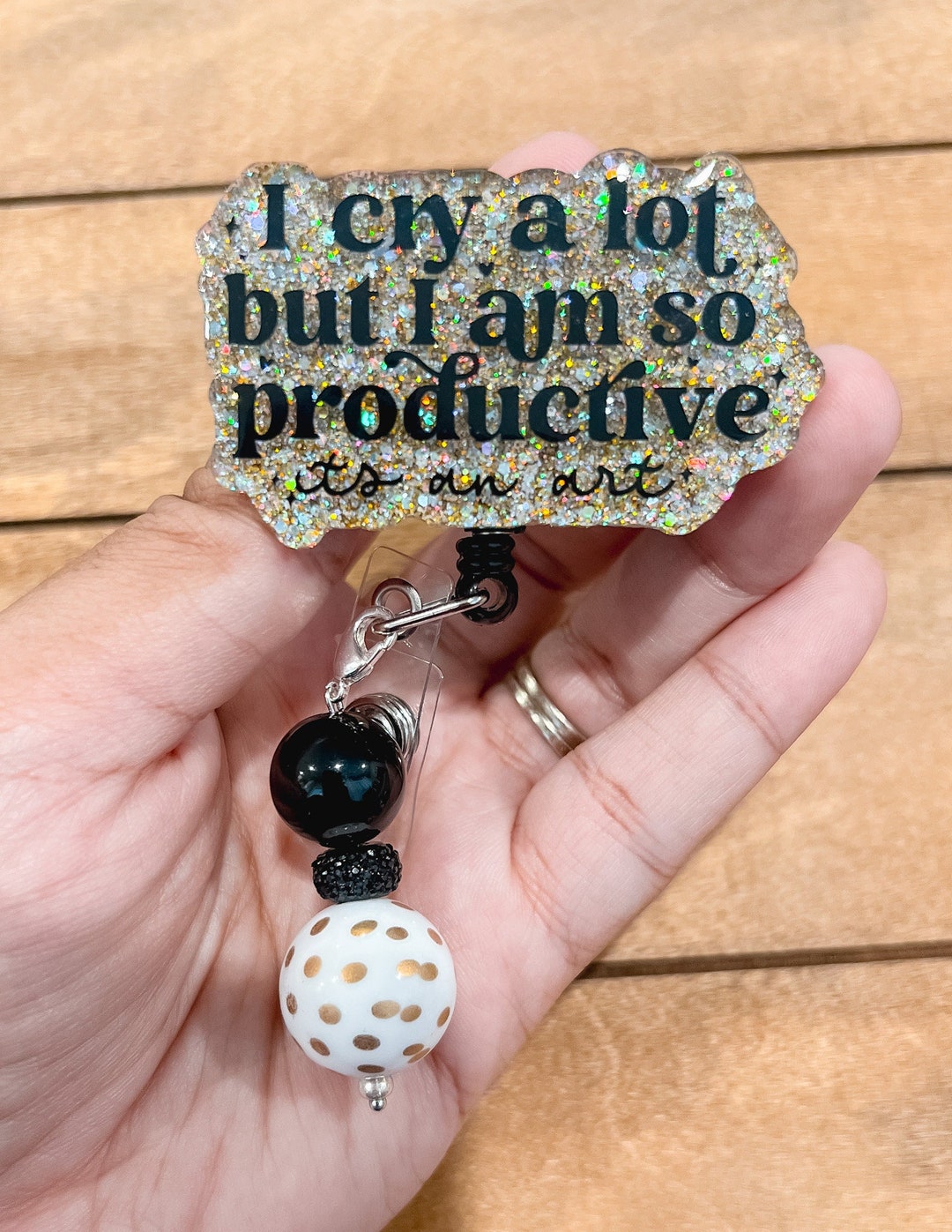 I Cry A Lot but Im so Productive Badge Reel| Type a Personality Badge ...