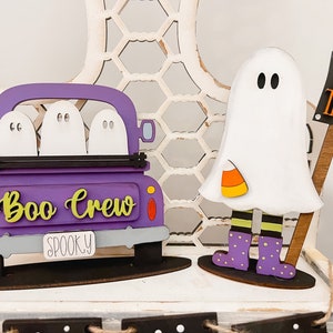 Boo Crew Halloween Tiered Tray Set | Halloween Decor | Tiered Tray Sets ...