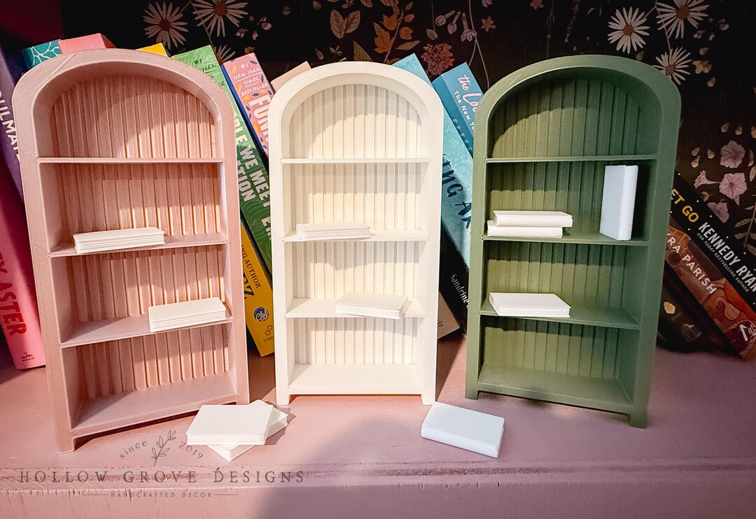 Mini Bookshelf | Book Nook Decor | Bookshelf Decor | Gift for Book ...