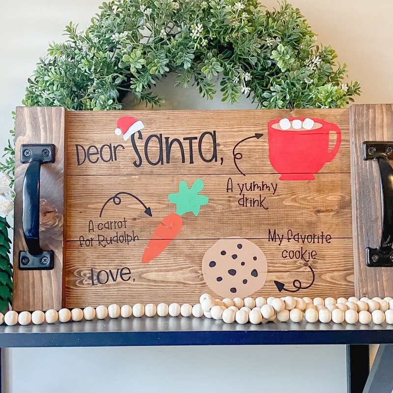 Santa Tray - Etsy
