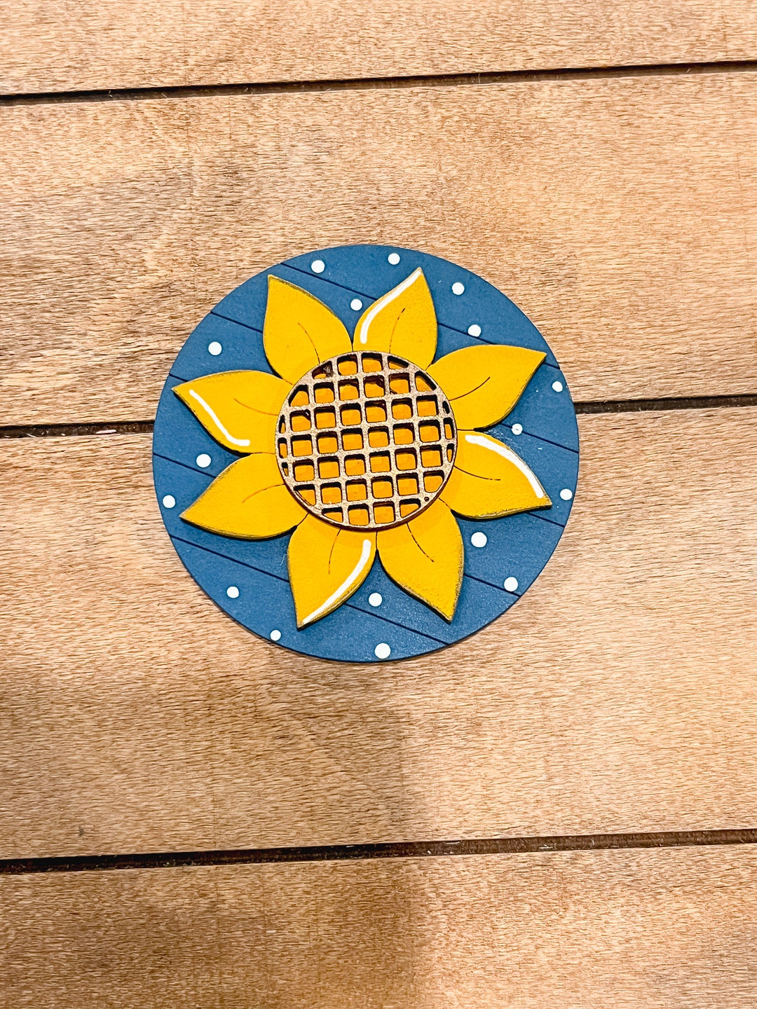 Sunflower 3-inch Insert for Interchangeable Seasonal Sign ...
