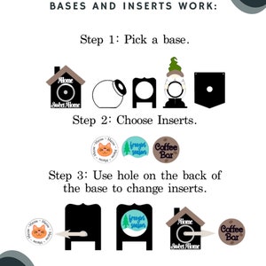 Give Thanks 3-inch Insert for Interchangeable Seasonal Sign ...