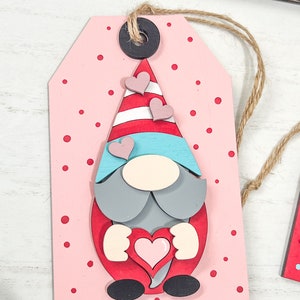 Valentines Gift Card Holder Tag | Valentines Decor | Valentines Gnome ...