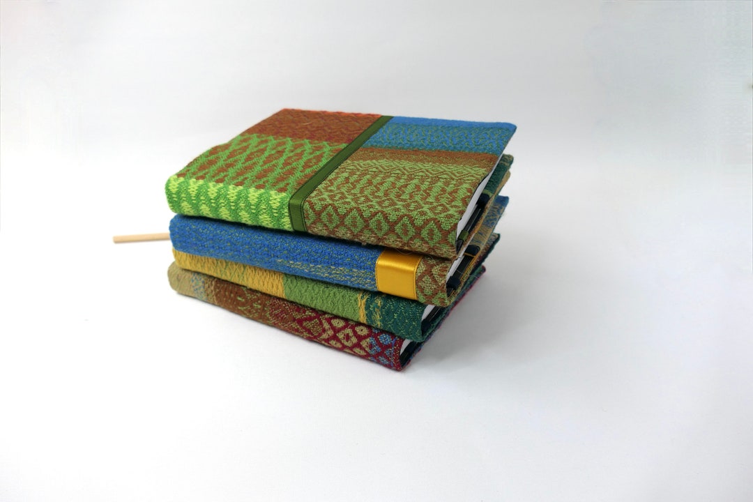 Dummy Book With Handwoven Cover, A5 Size, Incl. Booklet, Merino Wool ...